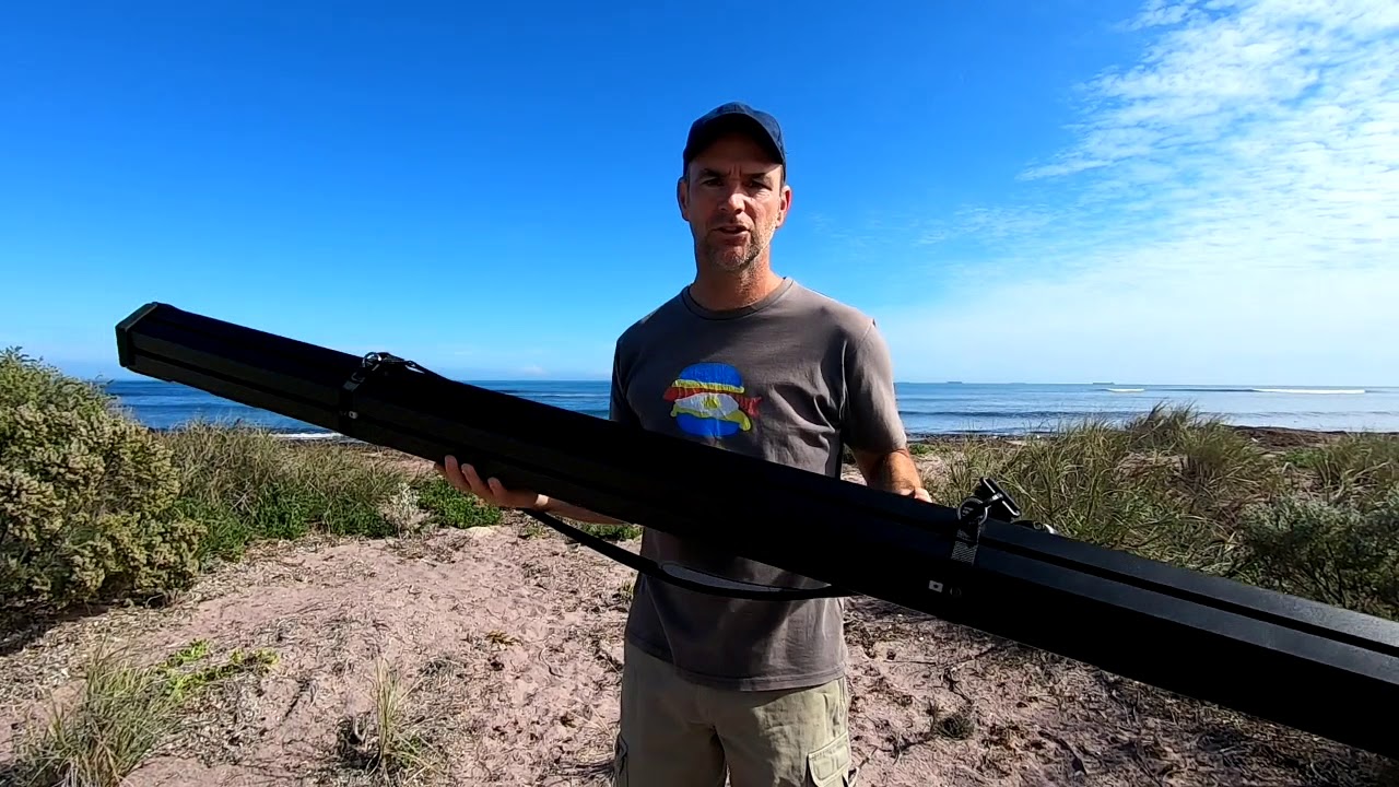 Fishing rod travel case | SCUTE v airline baggage handlers - YouTube