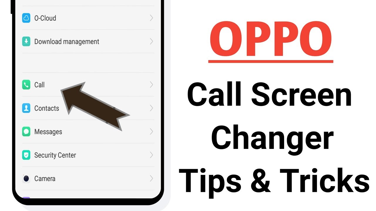 OPPO Call Screen Changer 2020 New Tips And Tricks - YouTube
