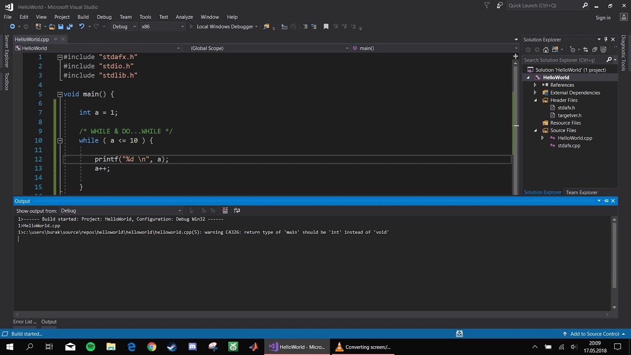 C Programlama Eğitim Serisi #9 - WHILE, DO...WHILE Döngüleri - YouTube