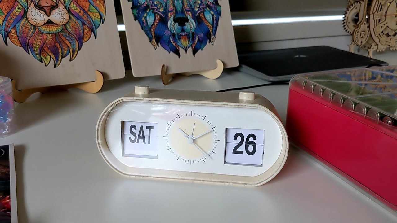 Unboxing Typo Flip Clock 2.0 White Model 1685562 - YouTube