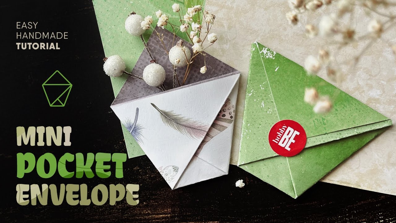 Mini Pocket Envelope | Handmade Origami Gift Packaging | Easy And Quick ...