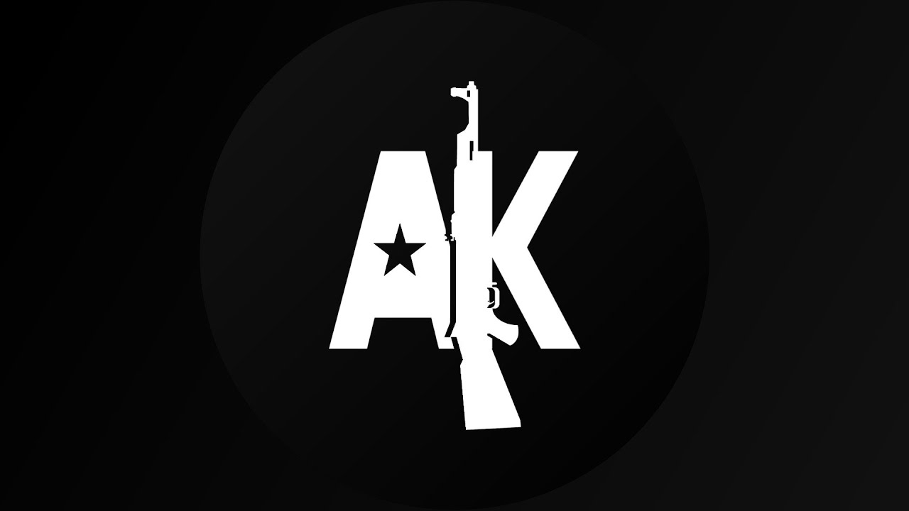 How to Make AK 47 Name Logo in Pixellab - YouTube