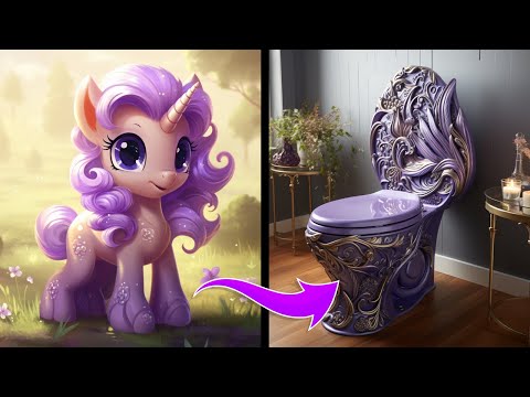 MY LITTLE PONY BUT TOILETS 🚽 (Fluttershy Sparkle, Rainbow Dash and mooore)