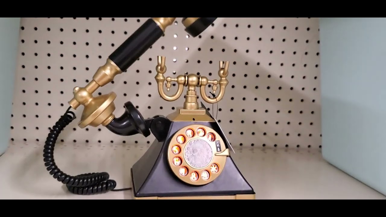 Gemmy Halloween Spooky Talking Telephone Rotary Phone Animated Decor # ...