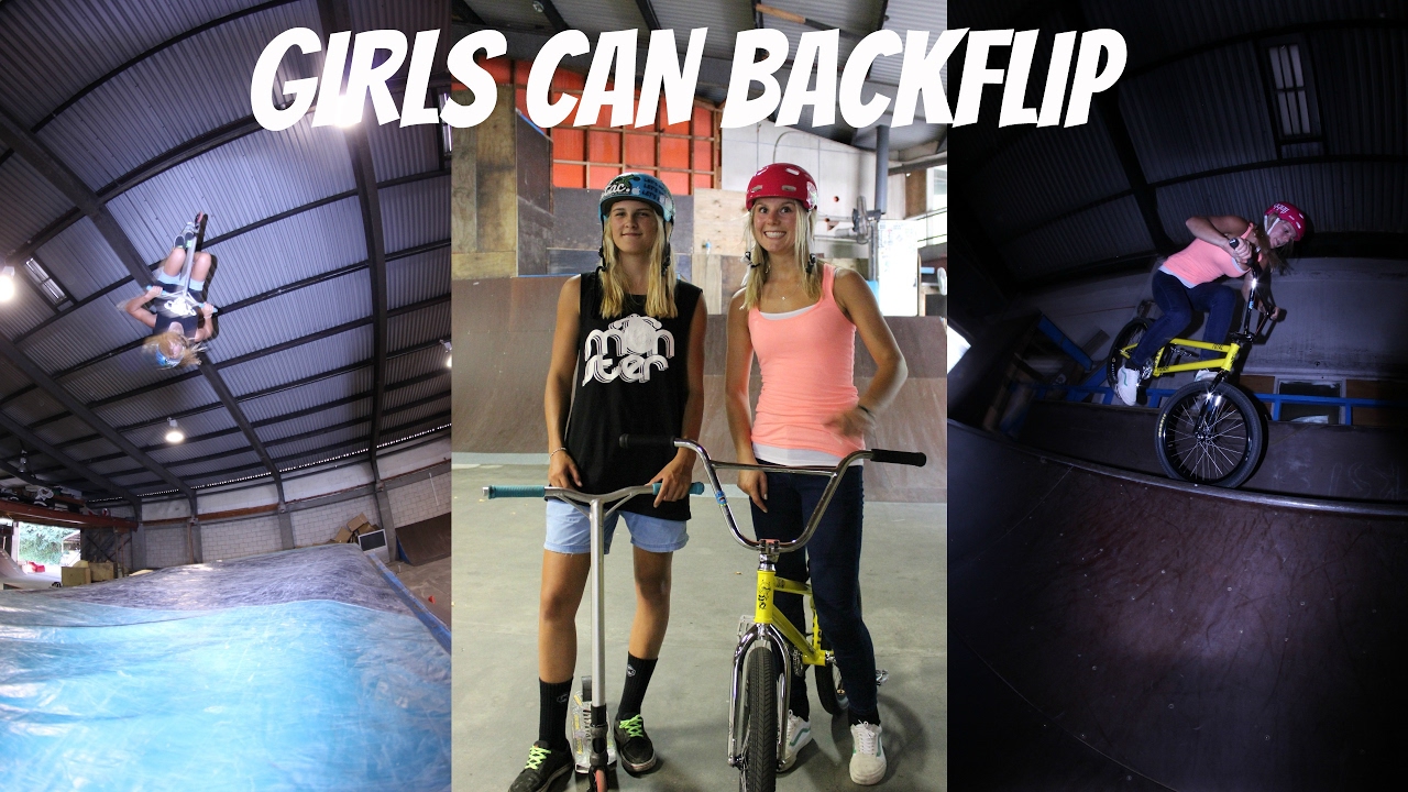 Vlog #12 - GIRLS CAN BACKFLIP TOO!! - YouTube