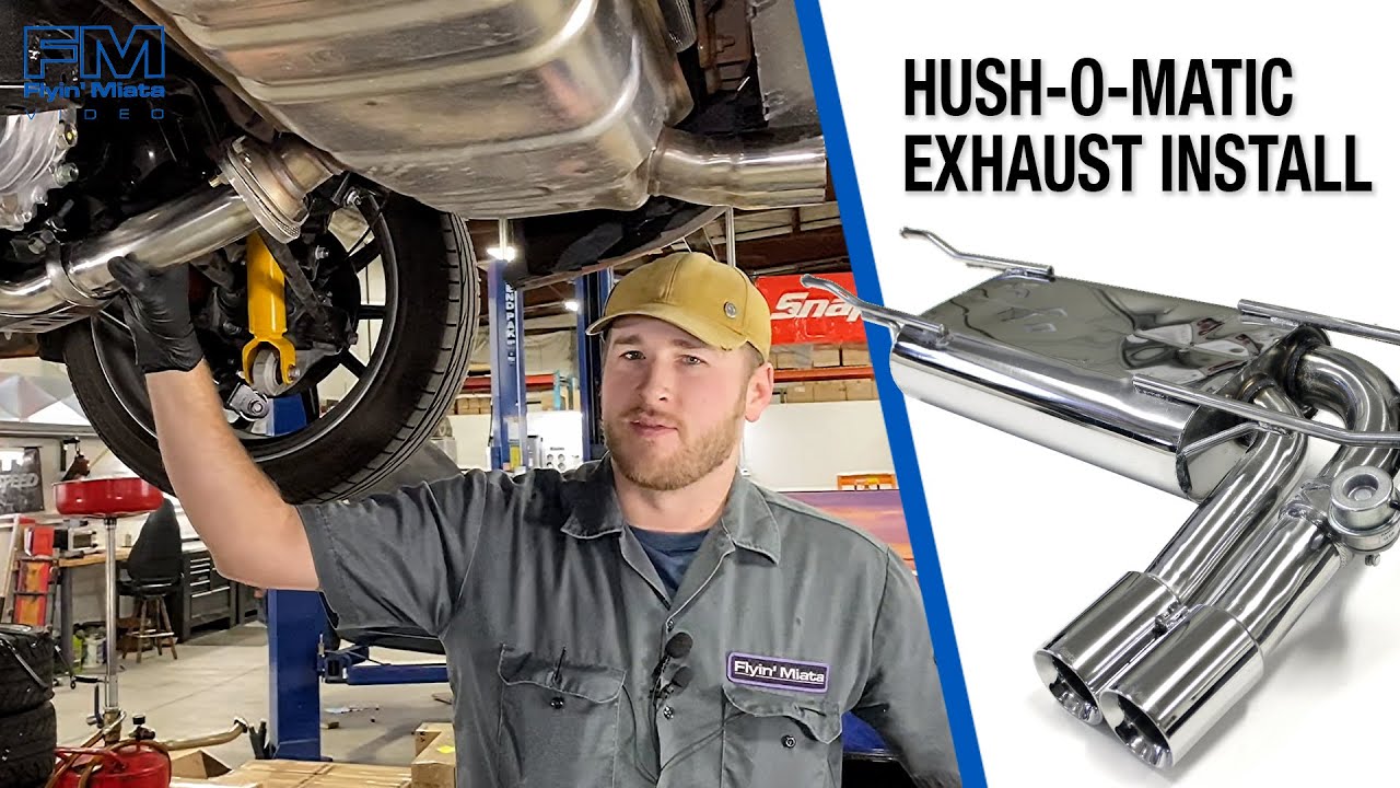 ND MX-5 Miata Hush-o-Matic Active Exhaust Install - YouTube