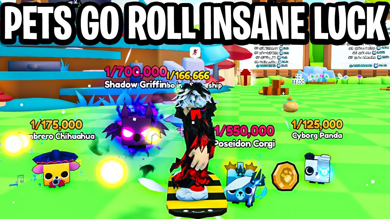 LIVE🔥INSANE LUCK PETS GO | ROBLOX PETS GO ROLL - YouTube