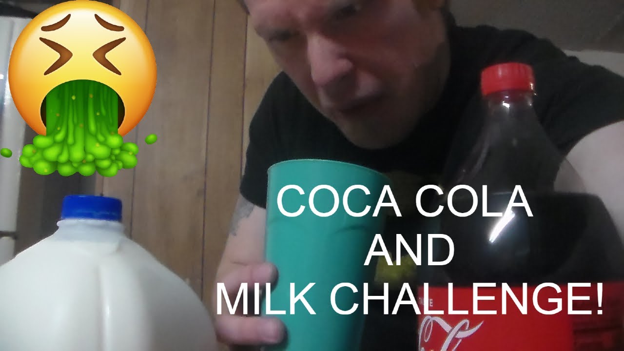 Milk And Coca Cola Challenge! ALMOST PUKED! - YouTube