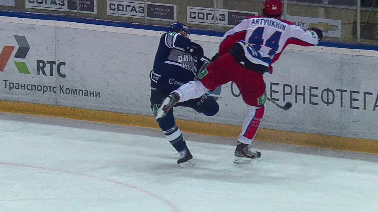 Артюхин травмирует Терещенко / Alexei Tereshchenko suffered knee injury ...