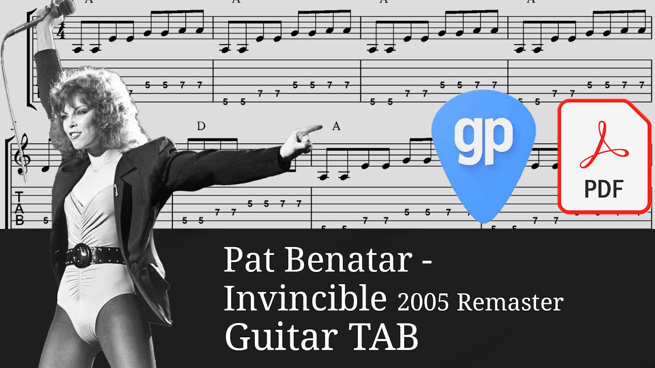 Pat Benatar - Invincible (Vocal Edit; 2005 Remaster) Guitar Tabs [TABS ...