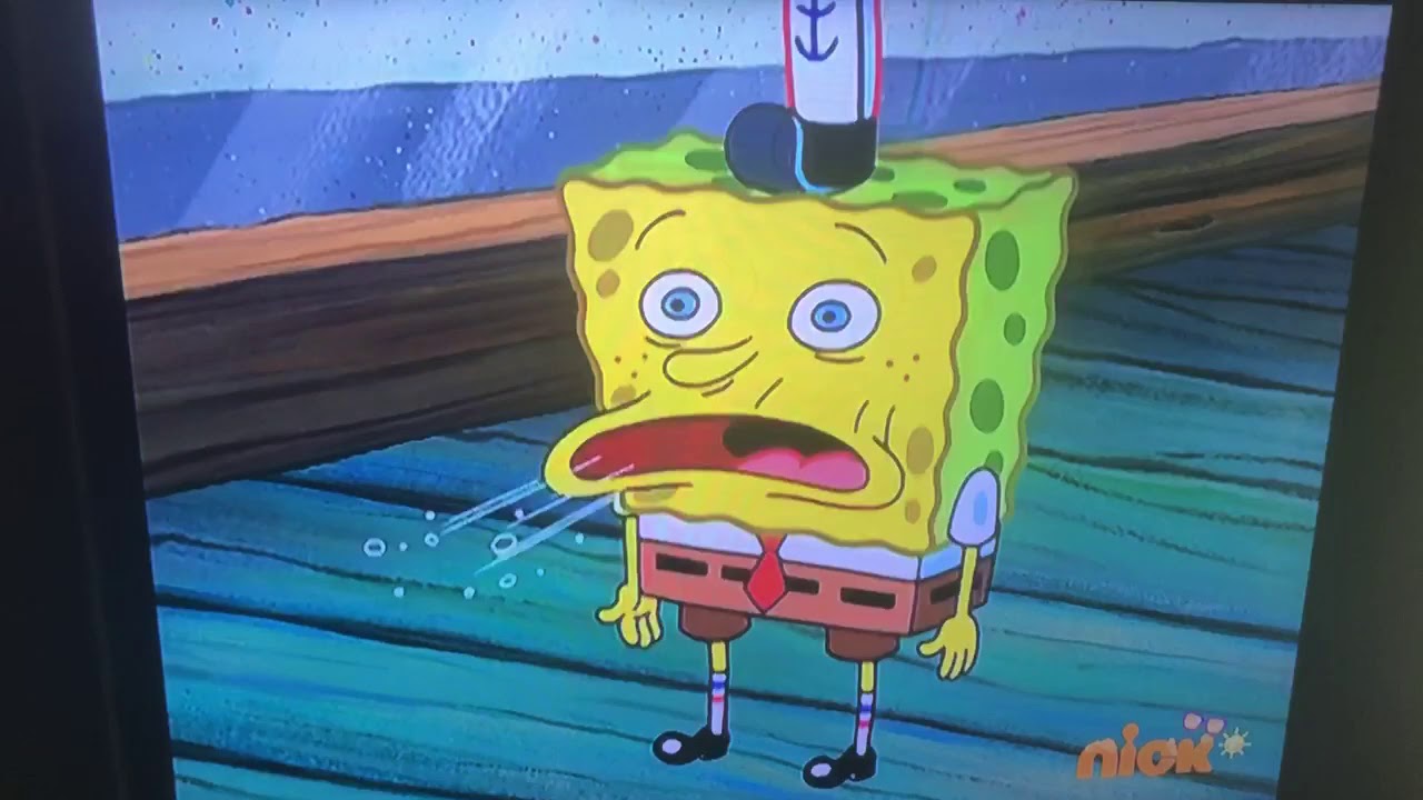 Spongebob lost his name tag - YouTube