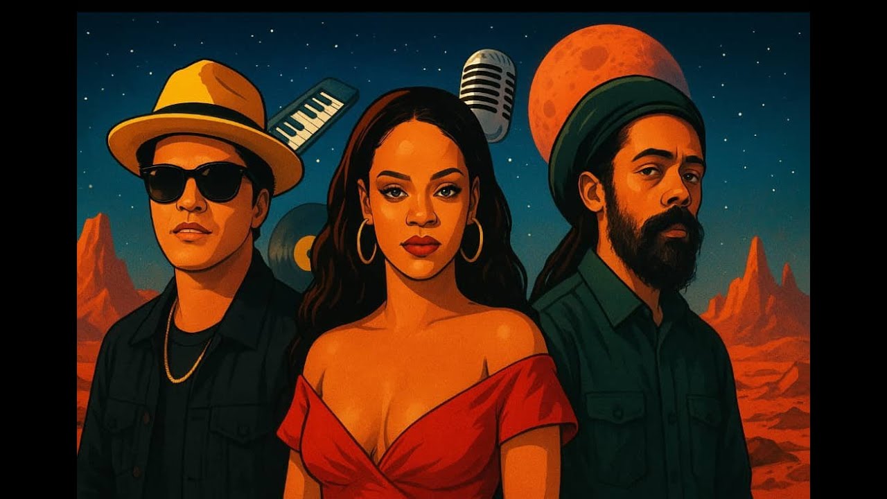 Damian Marley, Bruno Mars & Rihanna --- “MASS IN MARS” (Reggae Lyrical ...