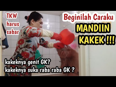 Pekerjaan Tkw Taiwan - MANDIIN KAKEK 😮|| Vlog Tkw Taiwan - Siti Mardiyah