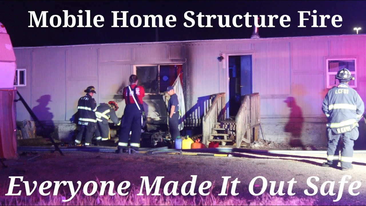 Mobile home structure fire (Cheyenne ,Wyoming) - YouTube
