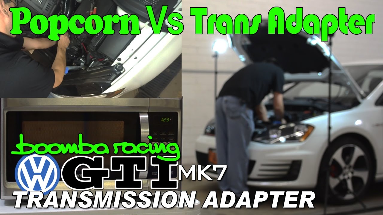Popcorn vs. Short Shift Adapter - MK7 GTI - Boomba Racing - YouTube