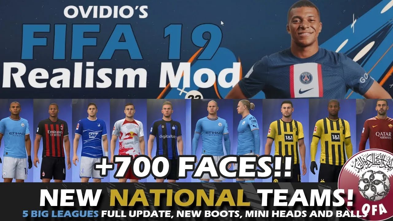 FIFA 19 | 700+ NEW FACES | 500+ PLAYERS CREATED│NEW TEAMS│NEW BOOTS ...