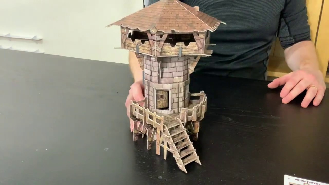 Fantasy Wargames assembly - Watchtower - YouTube