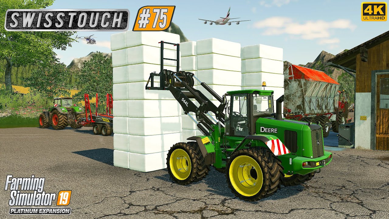 Baling & Wraping Clover & Alfalfa. Hauling Grass & Silage Bales ⭐ ...