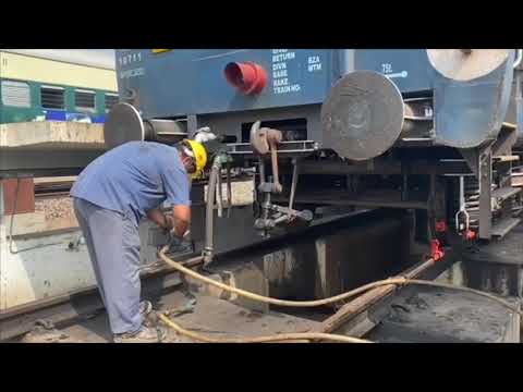 Simple AIR-BRAKE checking of ICF Rake - YouTube