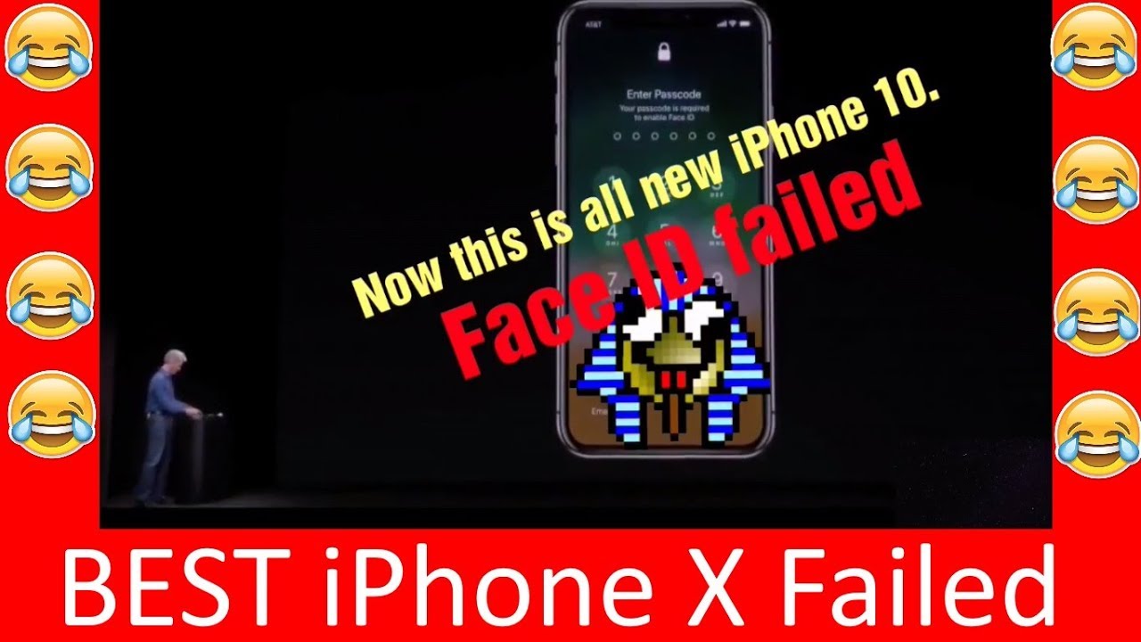 iPhone X (iphone 10) Face ID Unlock Failed. Best Meme. iPhone 8, V30 ...