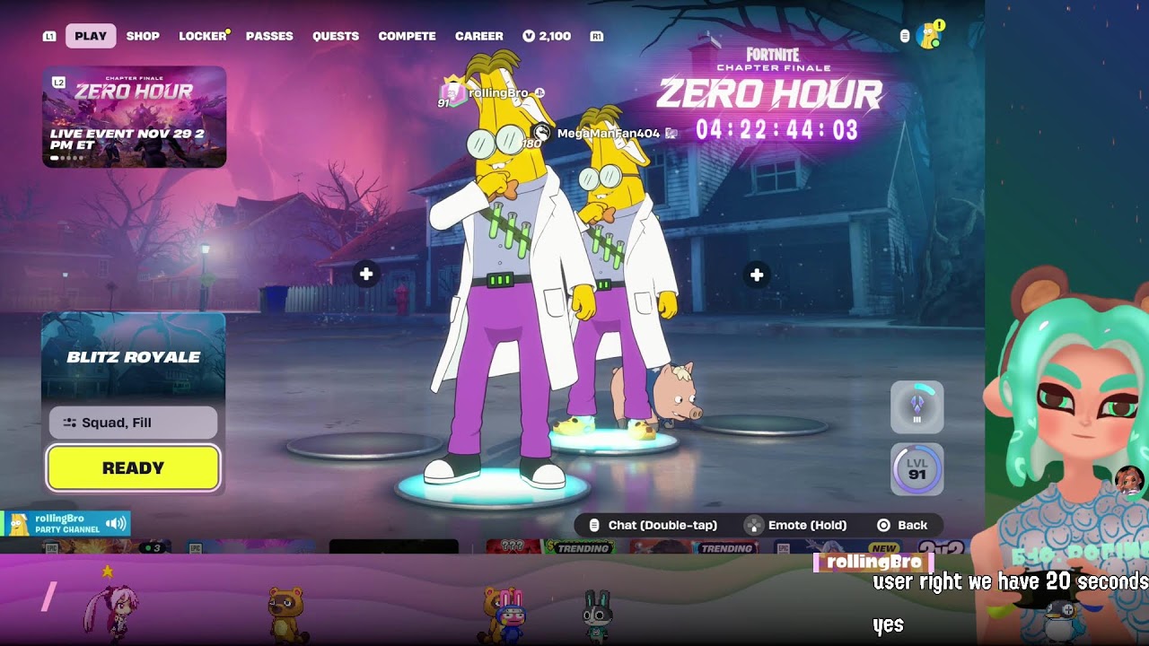 SWE EN VTUBER rollingBro plays fortnite winter rush quests with viewers ...