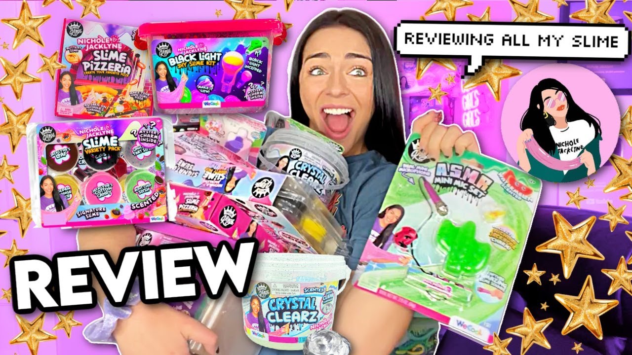 REVIEWING MY STORE BOUGHT SLIME! *Nichole Jacklyne Store Bought Slime ...
