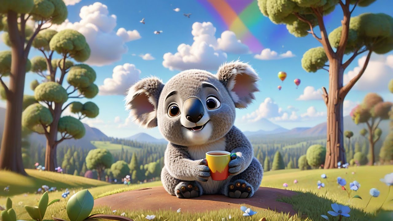 The Cozy Koala’s Cloud Climb 🐨☁️ | Gentle Learning Song for Kids ...