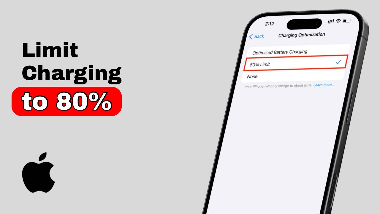 How to Limit iPhone Charging to 80% - YouTube