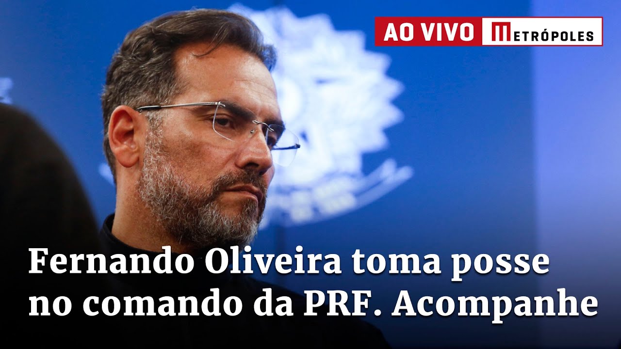 Ao vivo: Fernando Oliveira toma posse no comando da PRF. Acompanhe - YouTube
