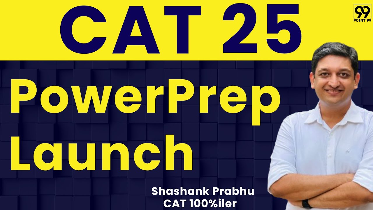 CAT 25 QA PowerPrep Launch | Shashank Prabhu - YouTube