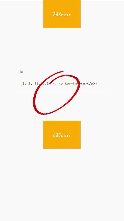 Map over an array using ReactJS. - YouTube