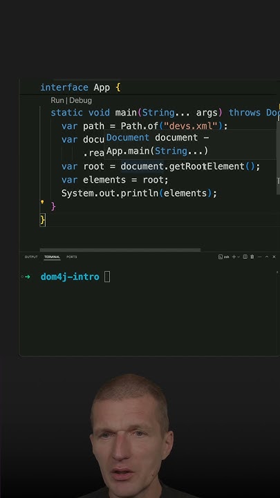 XML Parsing with dom4j #java #shorts #coding #airhacks - YouTube