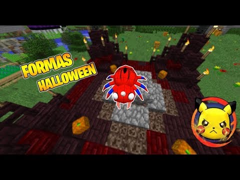 😱SPIDERMAN EN PIXELMON🕷 | FORMAS HALLOWEEN OCUALTAS PIXELMON 1.12.2 ...