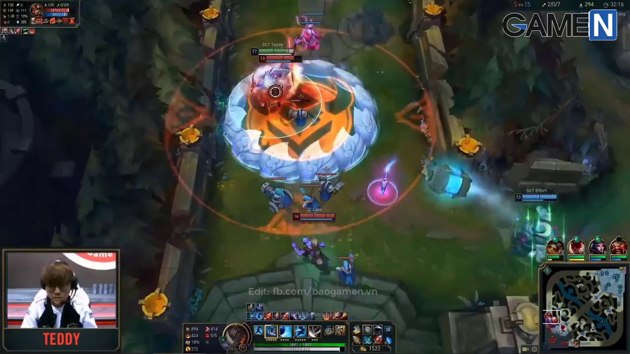 Highlight SKT vs G2 Game 2 ( Proview Clid and Teddy ) - YouTube