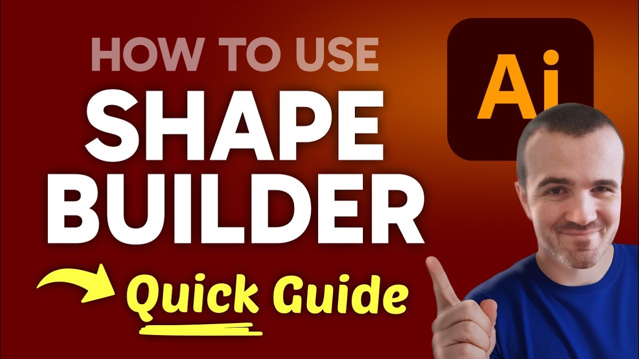 How to USE the Shape Builder Tool in Adobe Illustrator (Step by Step ...