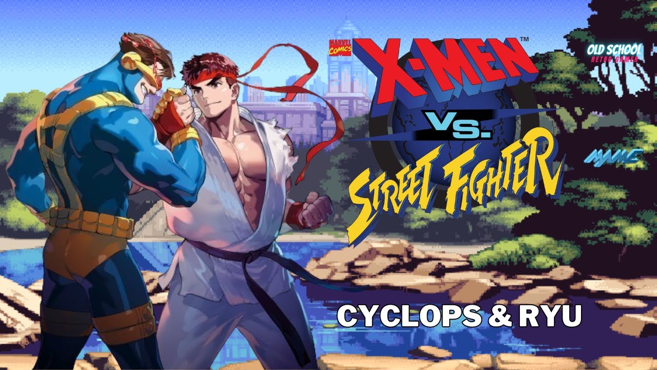 X-Men vs. Street Fighter - Cyclops e Ryu - YouTube