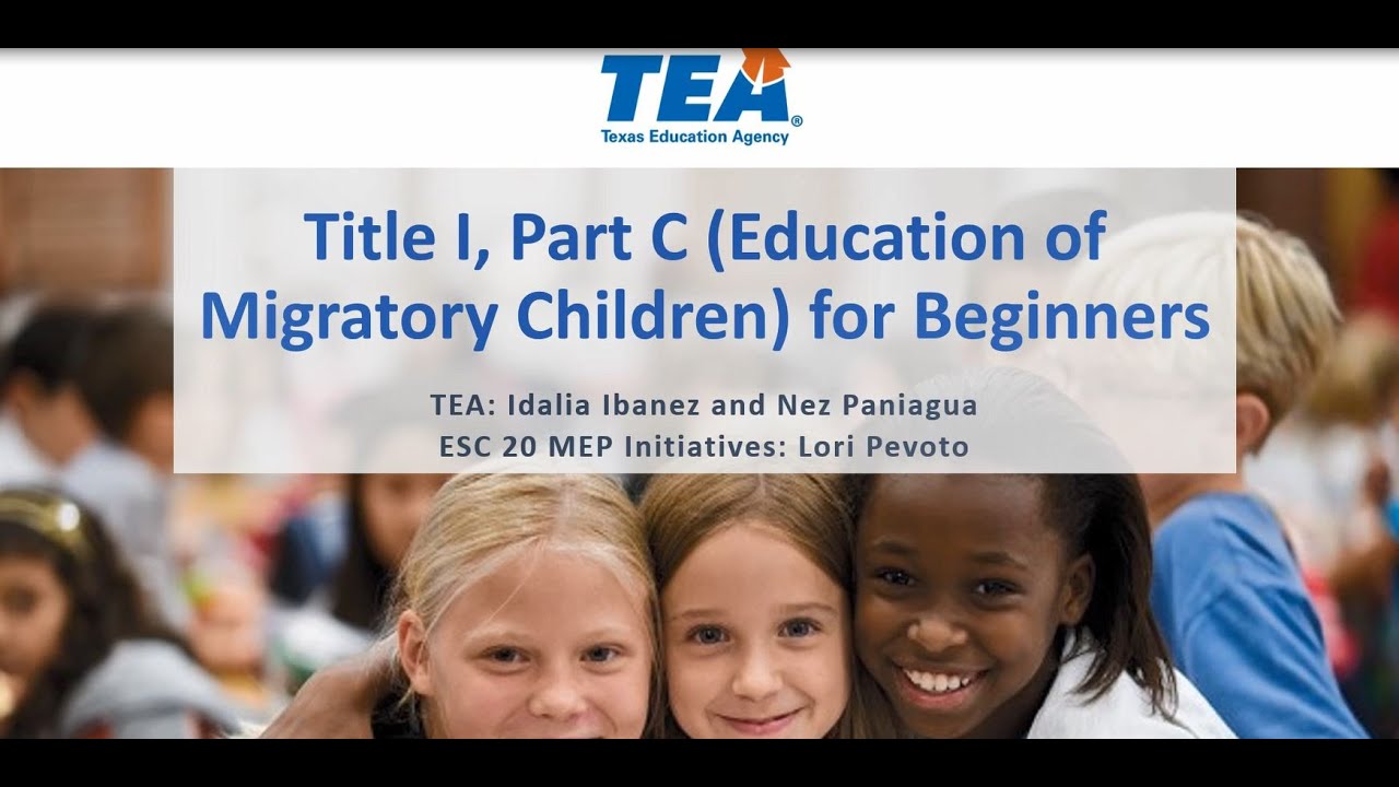 Title I, Part C for Beginners - YouTube