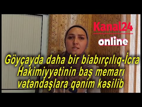 Göyçayda daha bir biabırçılıq-İcra Hakimiyyətinin baş memarı vətəndaşlara qənim kəsilib