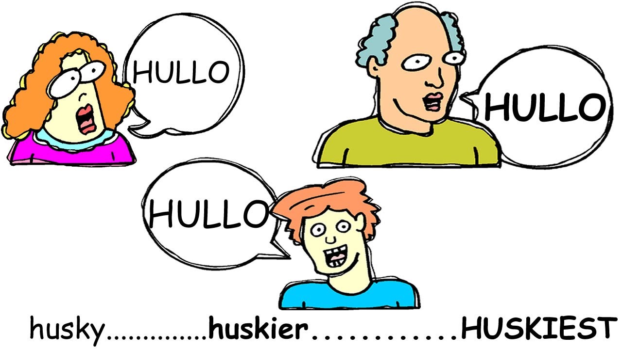 huskier,huskiest-voice ASL - YouTube