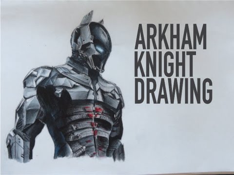 AMAZING ARKHAM KNIGHT DRAWING !!! - YouTube