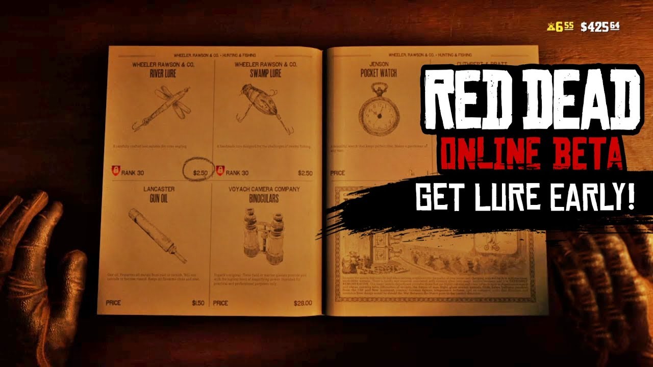How To Unlock Lures Early - Red Dead Online (Unlock Lake Lure, River ...