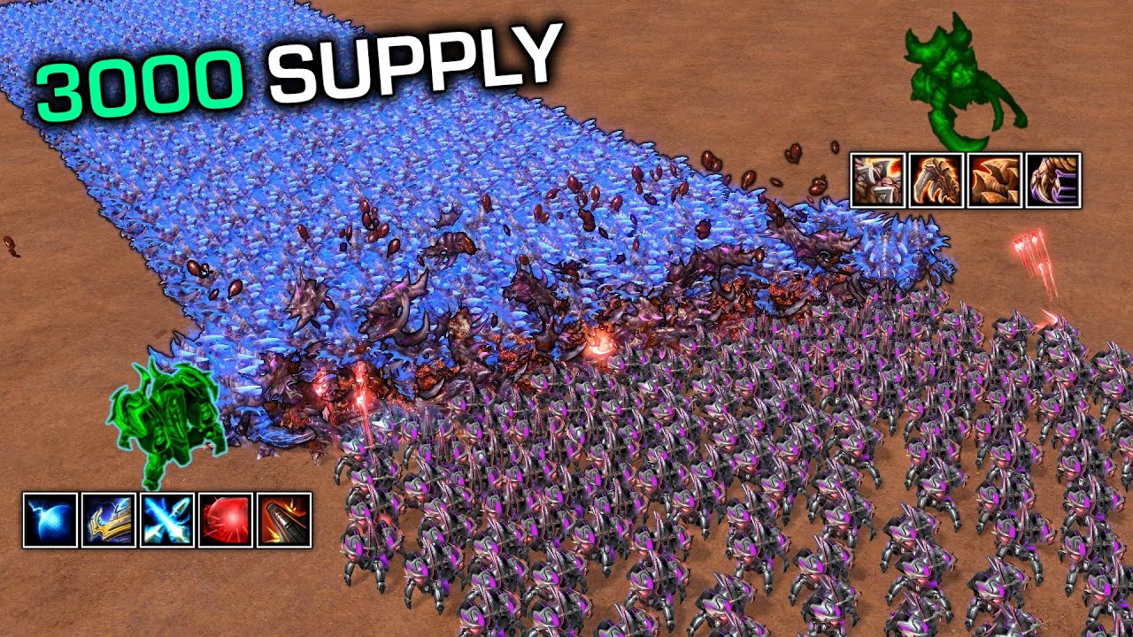 Alarak's Vanguards vs 500 Ultralisks, who wins?【Daily StarCraft Brawl ...