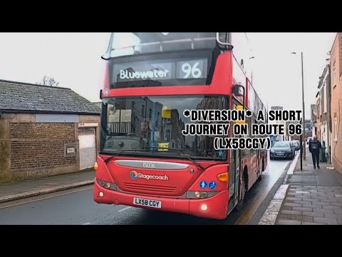 *DIVERSION* A short journey on route 96 (Stagecoach London SelKent ...
