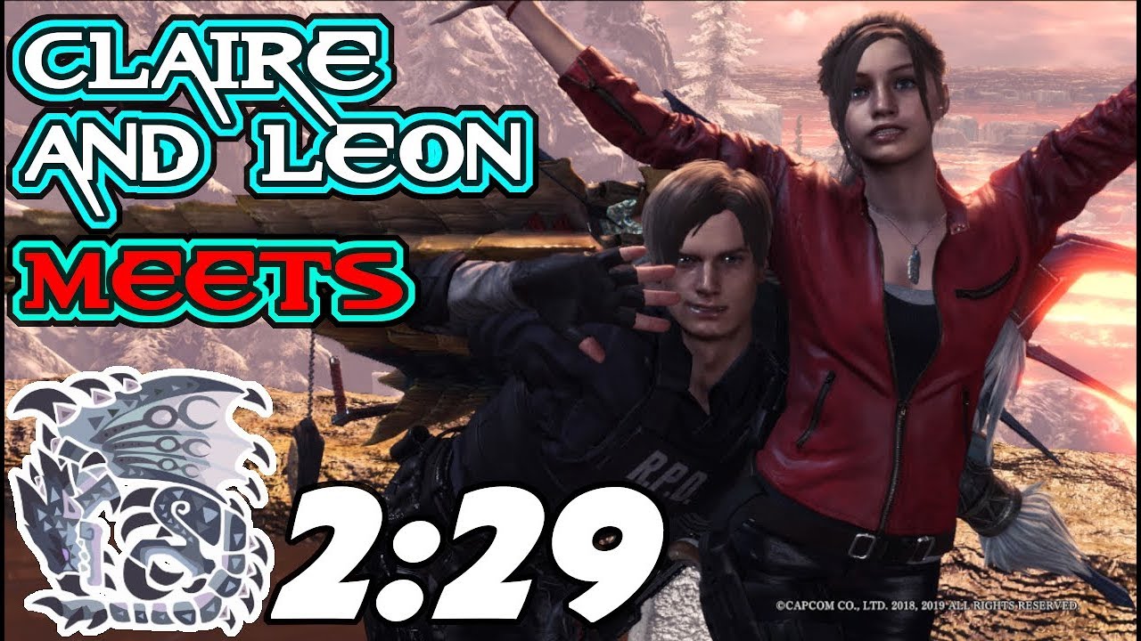 Monster Hunter World: Iceborne | Resident Evil Collaboration - LEON and ...