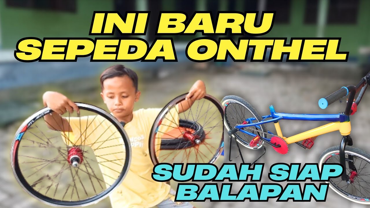 MODIFIKASI SEPEDA ONTEL..‼️PEMASANGAN PART SEPEDA BMX YANG SUDAH DI ...