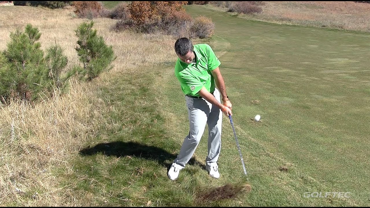 Deep Rough Pitch Shot - YouTube