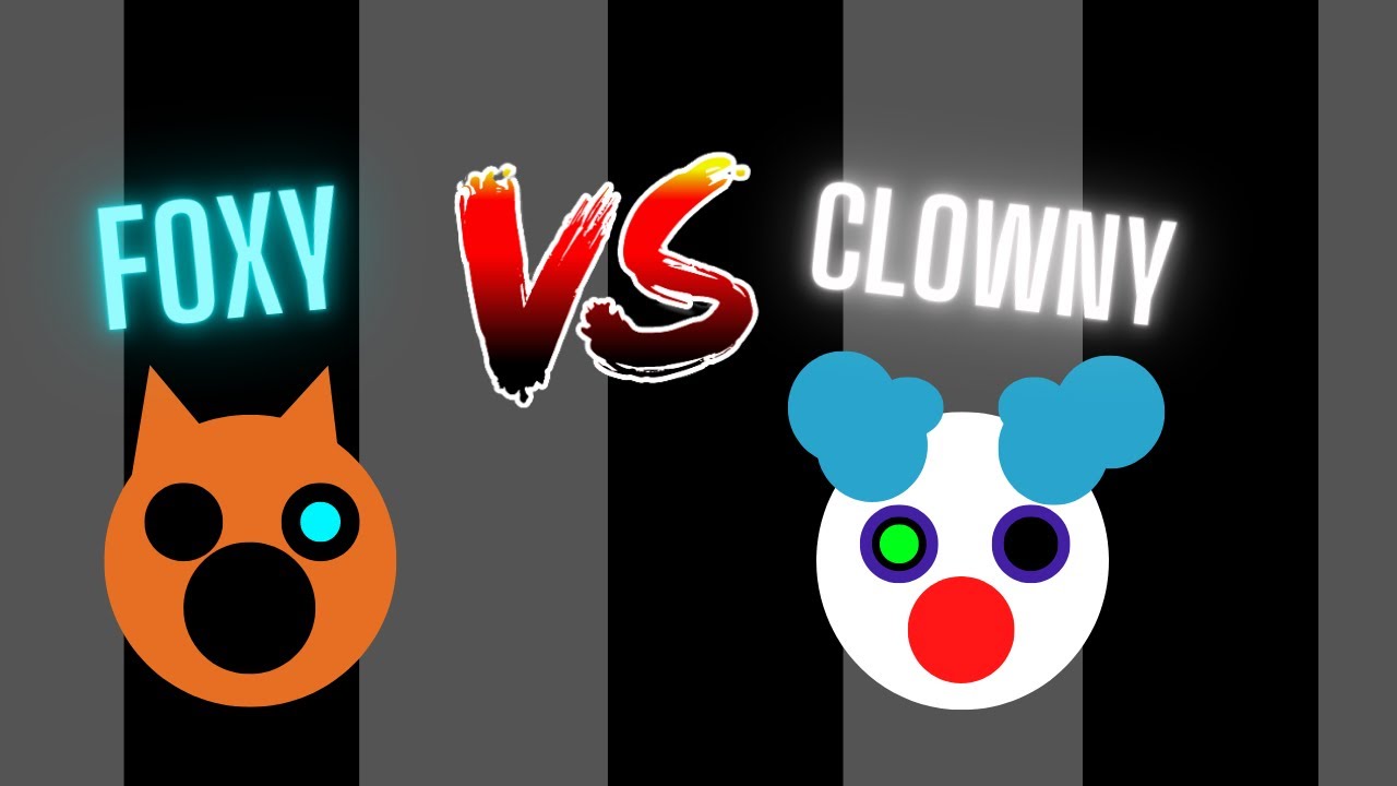 Foxy vs Clowny (Late BDAY Video for Froyo2461!) Roblox Piggy Short ...