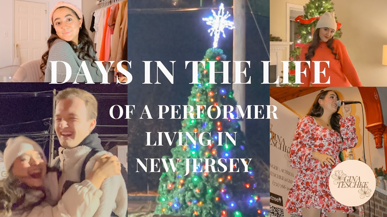 DAYS IN THE LIFE OF A PERFORMER LIVING IN NEW JERSEY VLOG 🎄 - YouTube