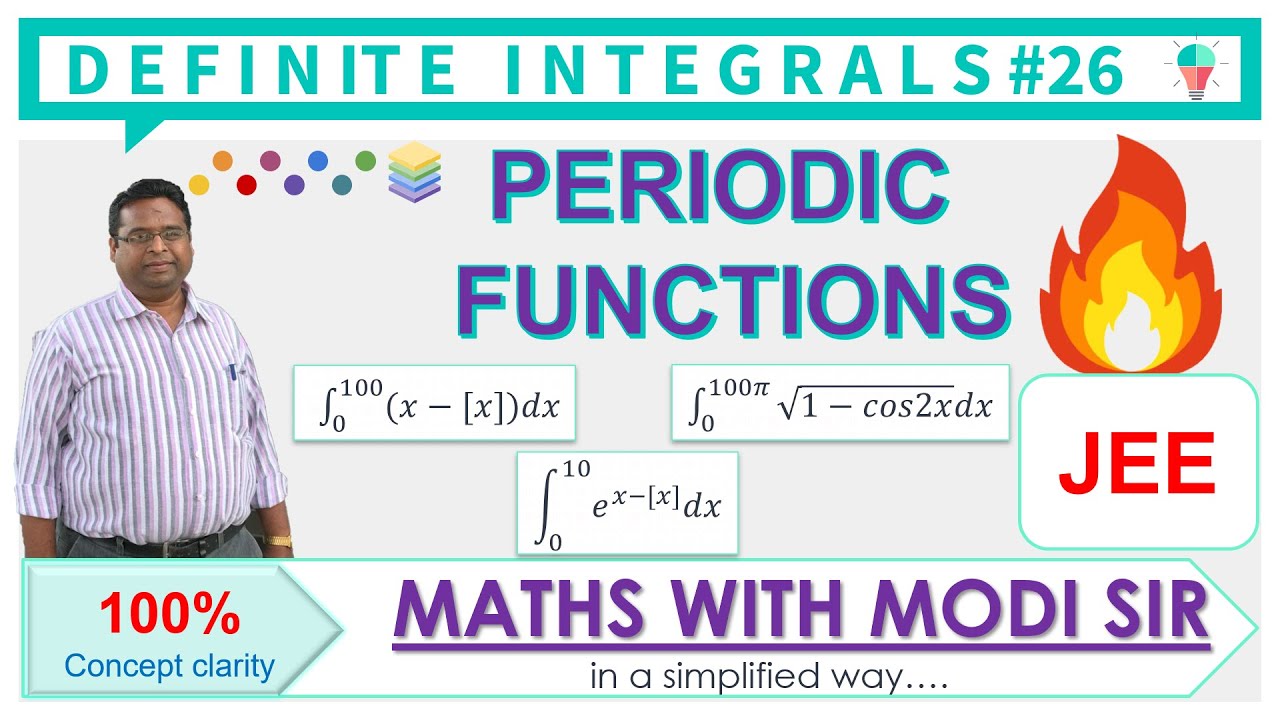 CLASS 12-DEFINITE INTEGRALS-PERIODIC FUNCTIONS AND ITS QUESTIONS| PART ...