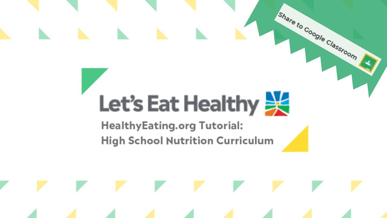 Let’s Eat Healthy for Teens: Assign Content in Google Classroom - YouTube